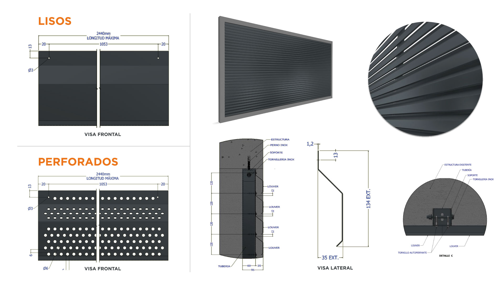 Louvers / Persianas – Vortex – Por Doblamos